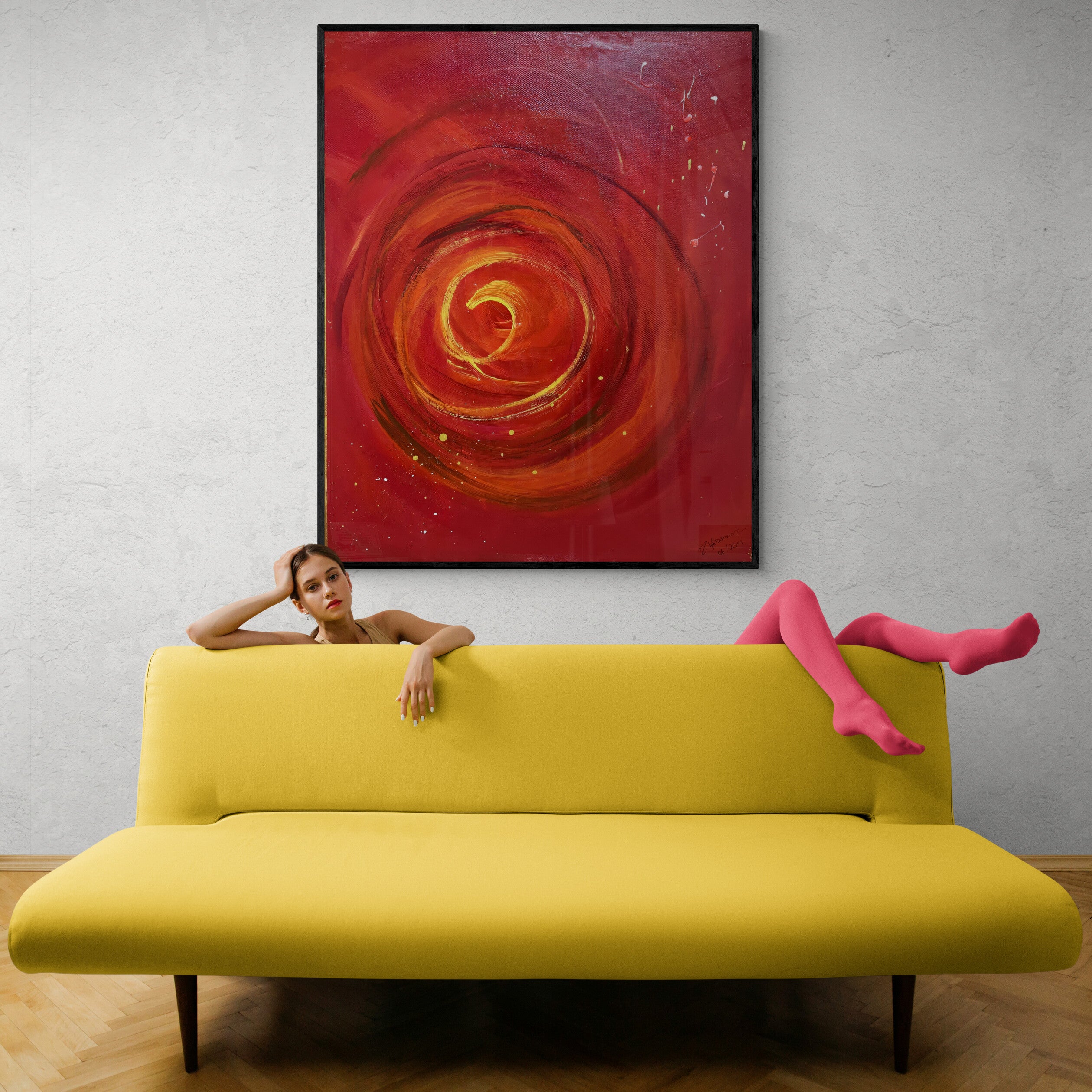 Framed Print: Red – Martina Krone ART